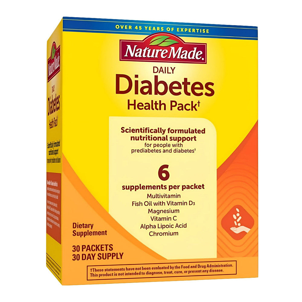 Nature Made Diabetes Health Pack For Multivitamin And Mineral Suppleme ...