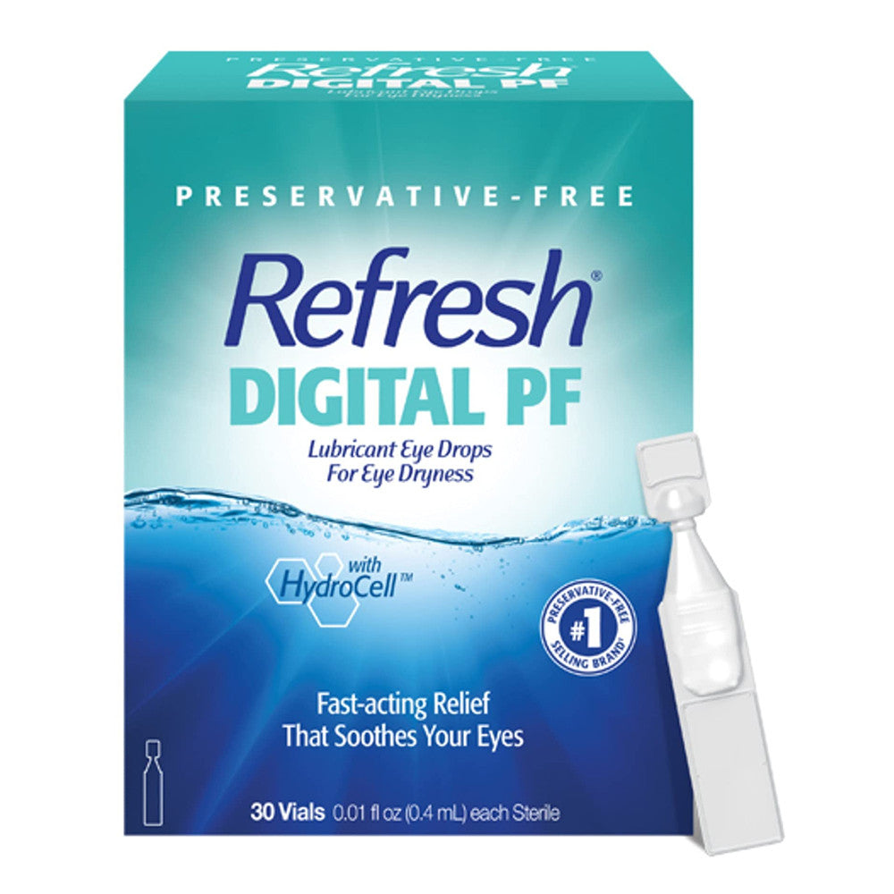 Refresh Digital PF Lubricant Eye Drops 30 Vials – WellnessBetter