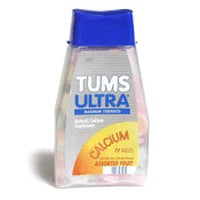 Tums Ultra Maximum Strength Chewable Tablets, Assorted Fruit - 72 Ea ...